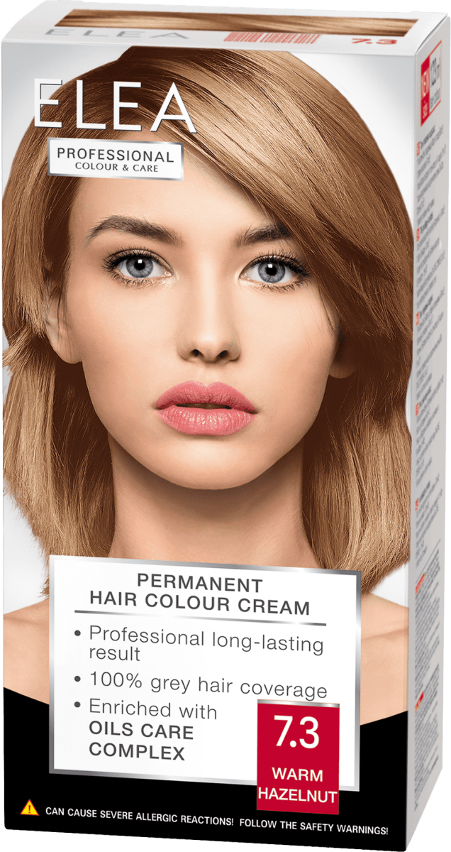ELEA Боя за коса - Nr. 7.3 Топъл лешник, 1 бр. Пазарувай трайно изгодно онлайн