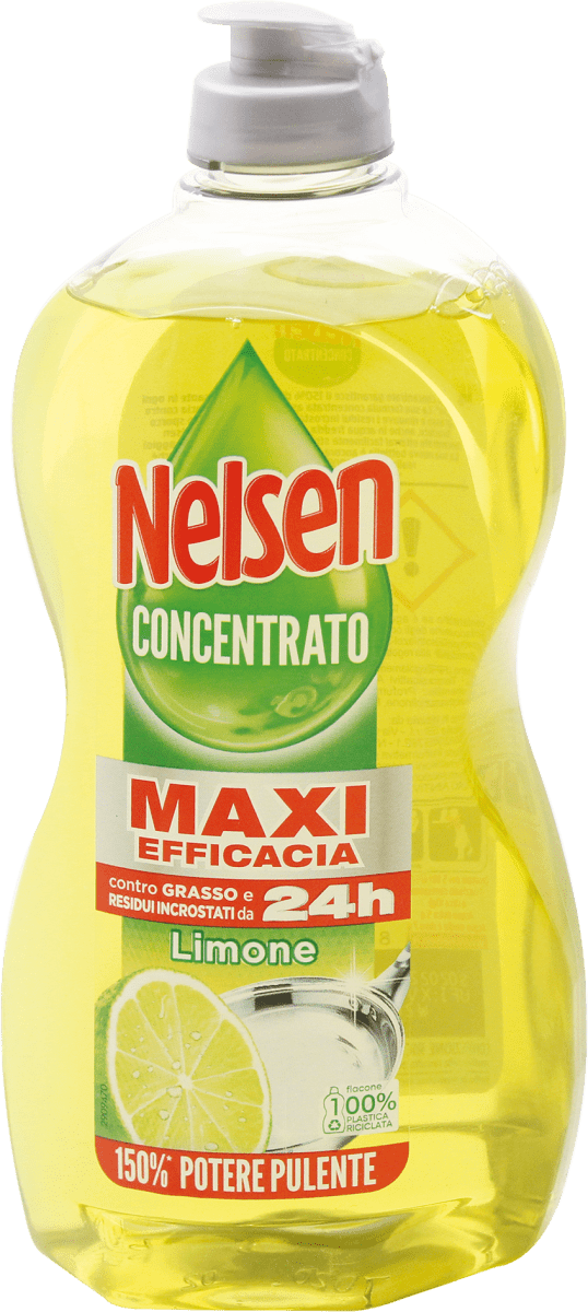 Nelsen Detersivo piatti concentrato al limone, 450 ml Acquisti online sempre convenienti | dm Italia