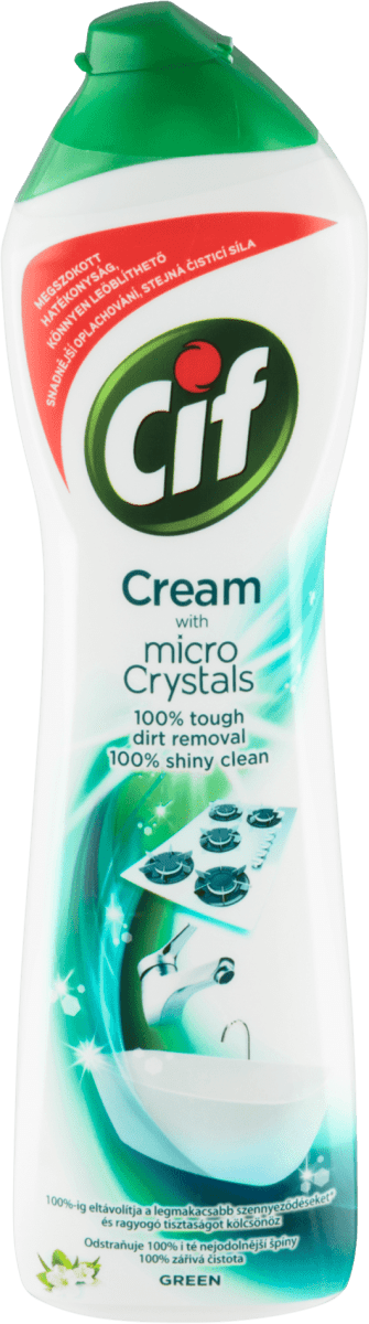 Cif Čistiaci prostriedok Cream Green, 500 ml nakupujte vždy výhodne ...