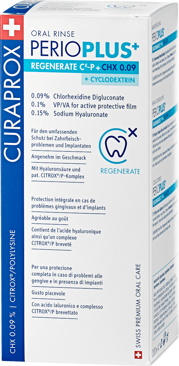 Curaprox Mundspülung PerioPlus+ Regenerate, 200 ml | dm.at