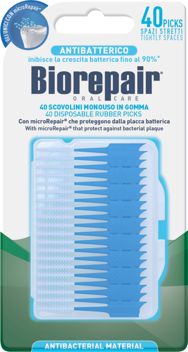 Biorepair Scovolini interdentali monouso in gomma ISO 0, 40 pz Acquisti ...
