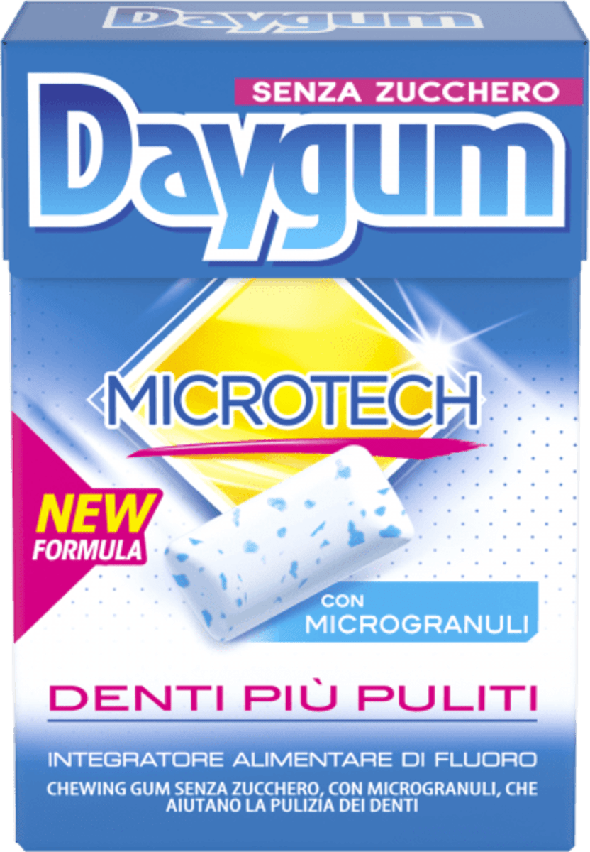 Daygum Microtech Chewing gum con microparticelle, 30 g Acquisti online ...