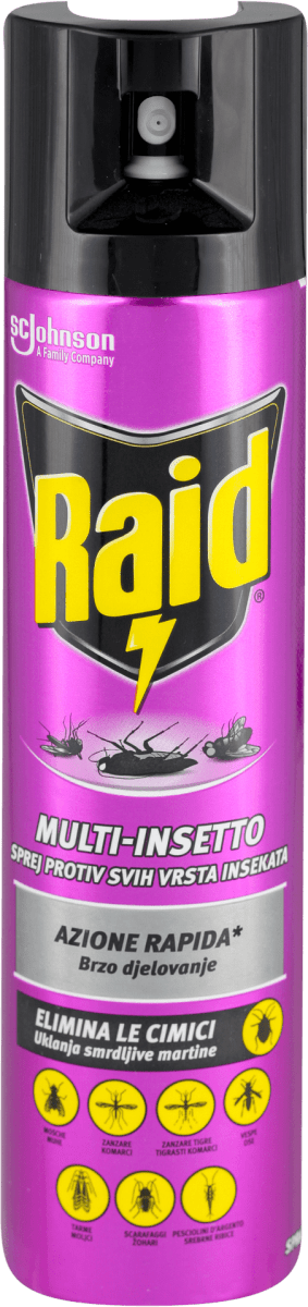 Raid Sprej protiv svih vrsta insekata, 400 ml povoljna online kupovina ...