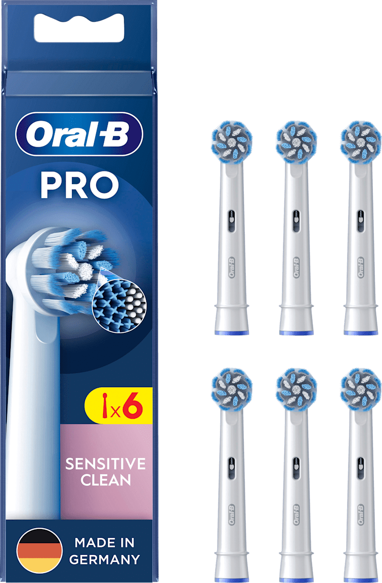Oral-B Pro Sensitive Clean Aufsteckbürsten, 6 St | dm.at