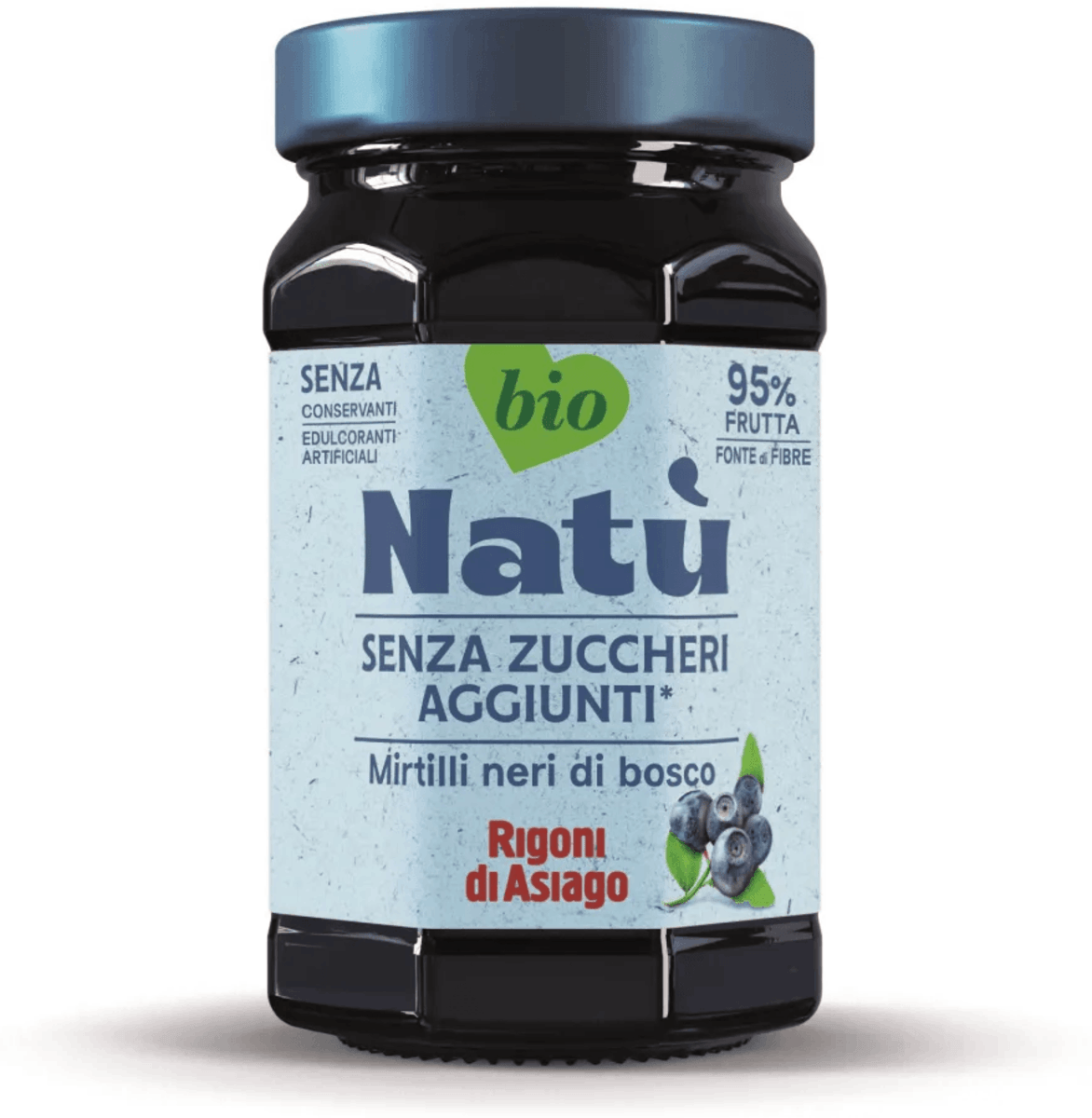 Rigoni di Asiago Natù Bio Composta di mirtilli neri di bosco, 240 g ...