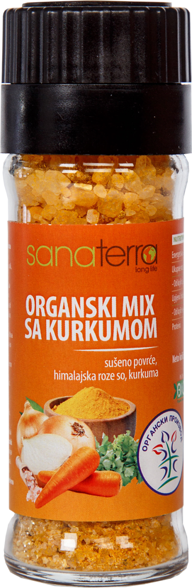 sanaterra ORGANSKI MIX SA KURKUMOM začin, 80 g povoljna online kupovina ...