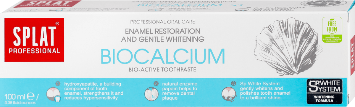 SPLAT PROFESSIONAL BIOCALCIUM pasta za zube, 100 ml povoljna online ...