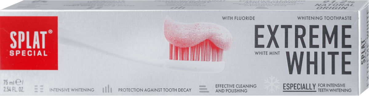 SPLAT SPECIAL pasta za izbeljivanje zuba EXTREME WHITE, 75 ml povoljna ...