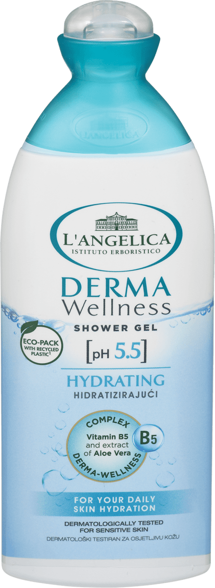 L'Angelica Gel za prhanje Derma-Wellness Hydrating, 250 ml | dm.si