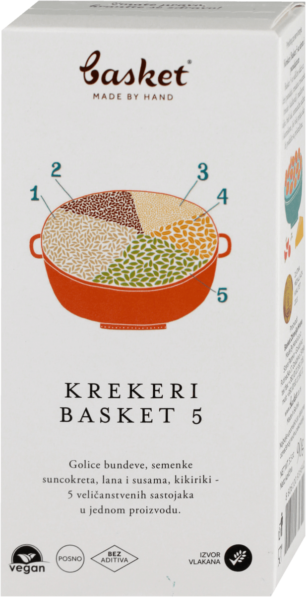 basket KREKERI BASKET 5, 90 g povoljna online kupovina | dm.rs