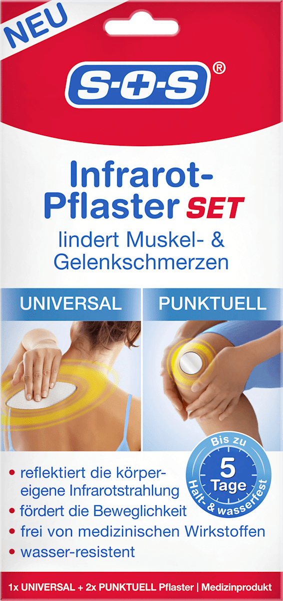 SOS Infrarot-Pflaster-Set, 3 St | dm.at