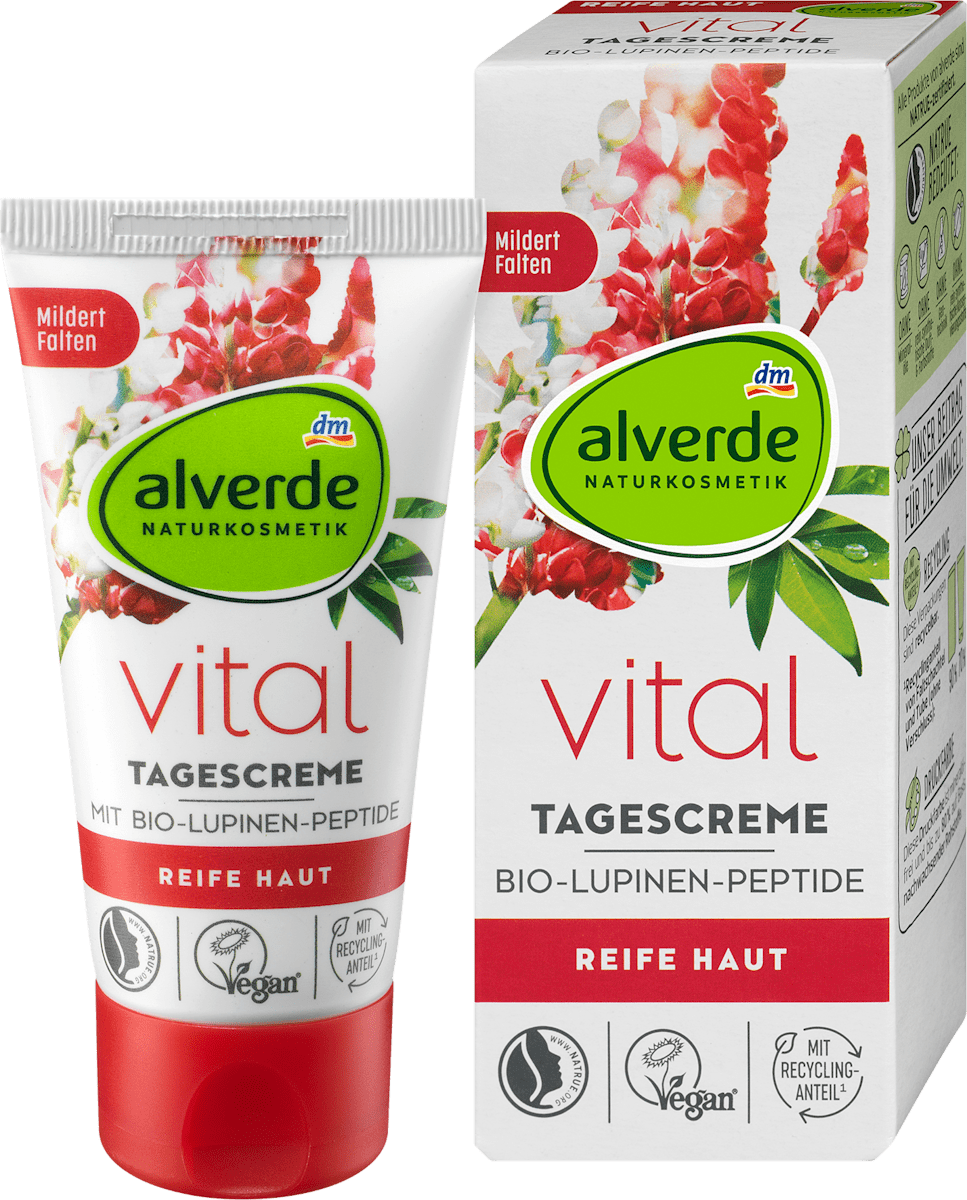 alverde NATURKOSMETIK Tagescreme Vital, 50 ml dauerhaft günstig online ...