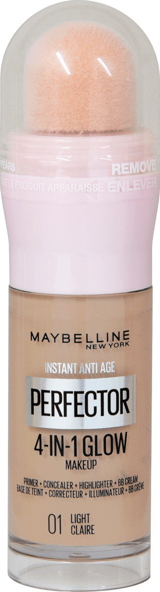 Maybelline New York Foundation 4in1 Instant Perfector Glow 01 Light ...