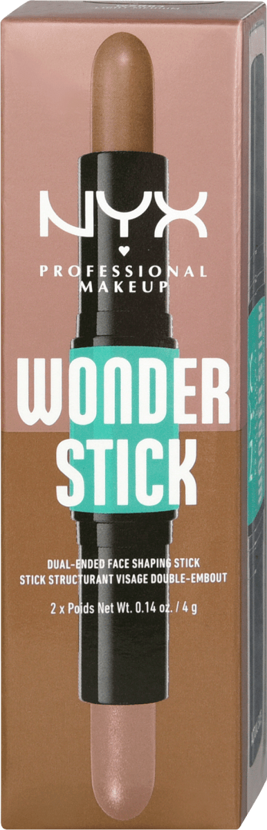 NYX PROFESSIONAL MAKEUP Contouring Wonder Stick 2in1 03 Light Medium, 4 ...