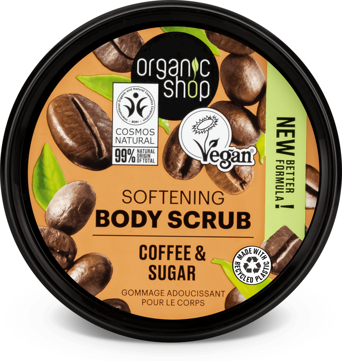 organic shop Scrub corpo esfoliante - caffè brasiliano, 250 ml Acquisti ...