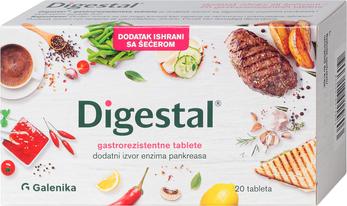 Galenika Digestal-gastrorezistentne tablete, 20 kom povoljna online ...