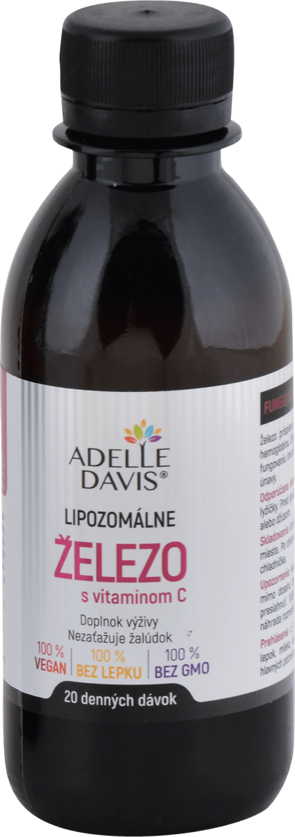 ADELLE DAVIS Lipozomálne Železo s vitamínom C, 200 ml nakupujte vždy ...