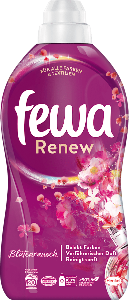 Fewa Renew & Blütenrausch Waschmittel, 23 Wl | dm.at