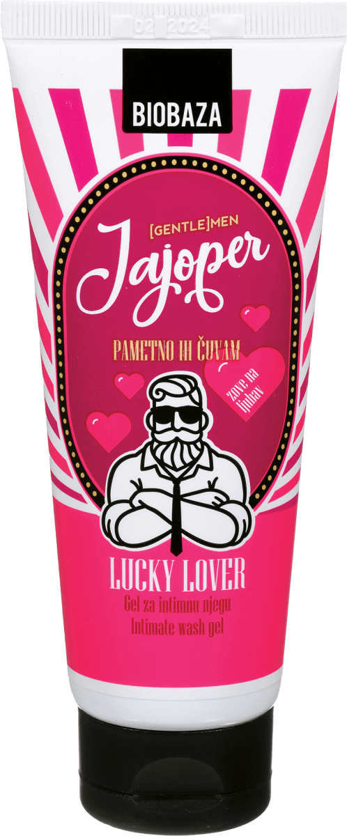 Biobaza Gel za moško intimno nego Jajoper Lucky Lover, 100 ml | dm.si