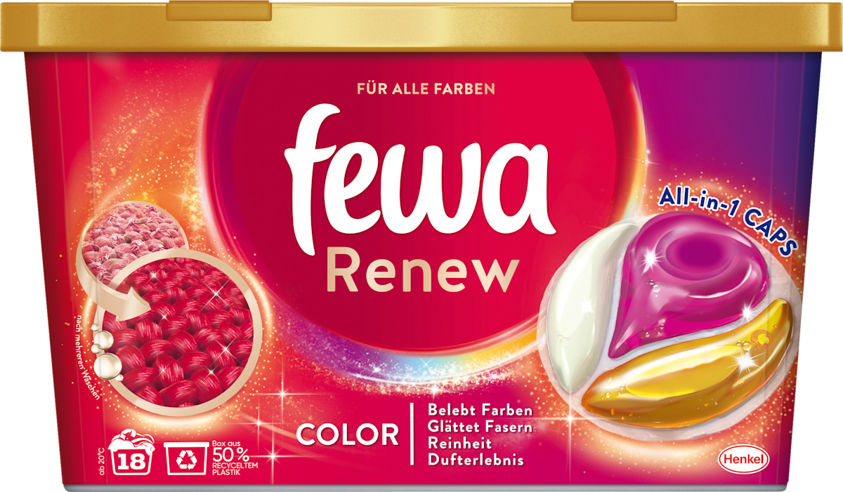 Fewa Color Renew All-in-1 Caps, 18 Wl | dm.at