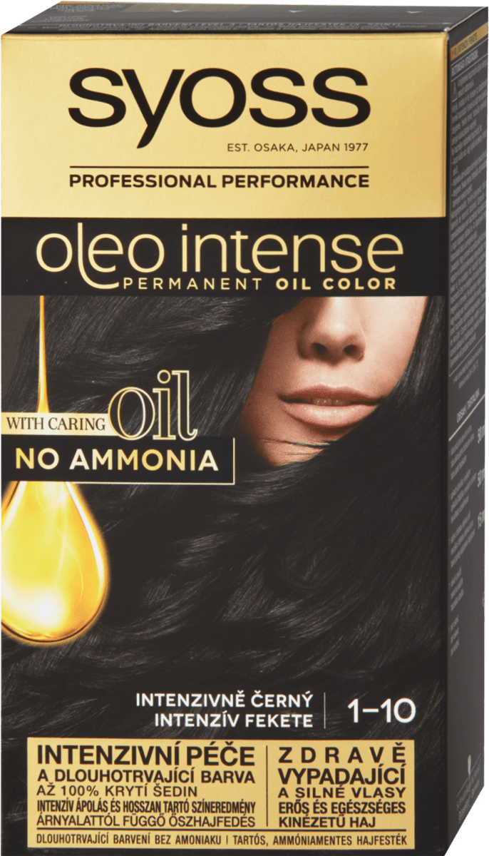 syoss Oleo Intense Vopsea de păr permanentă fara amoniac 1-10, 1 buc ...