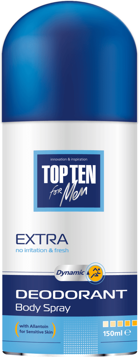 TOP TEN Дезодорант Extra, 150 ml Пазарувай трайно изгодно онлайн