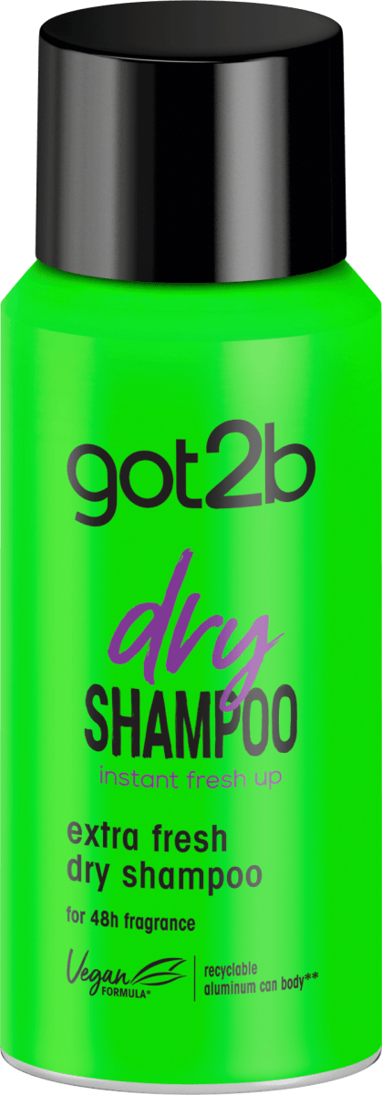 Schwarzkopf got2b suchý šampon Extra Fresh, 100 ml | dm.cz
