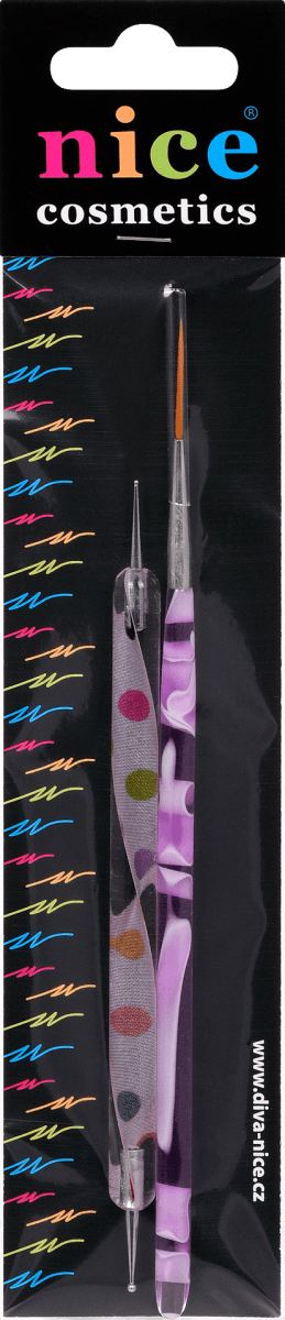nice cosmetics sada na zdobení nehtů, 1 ks | dm.cz