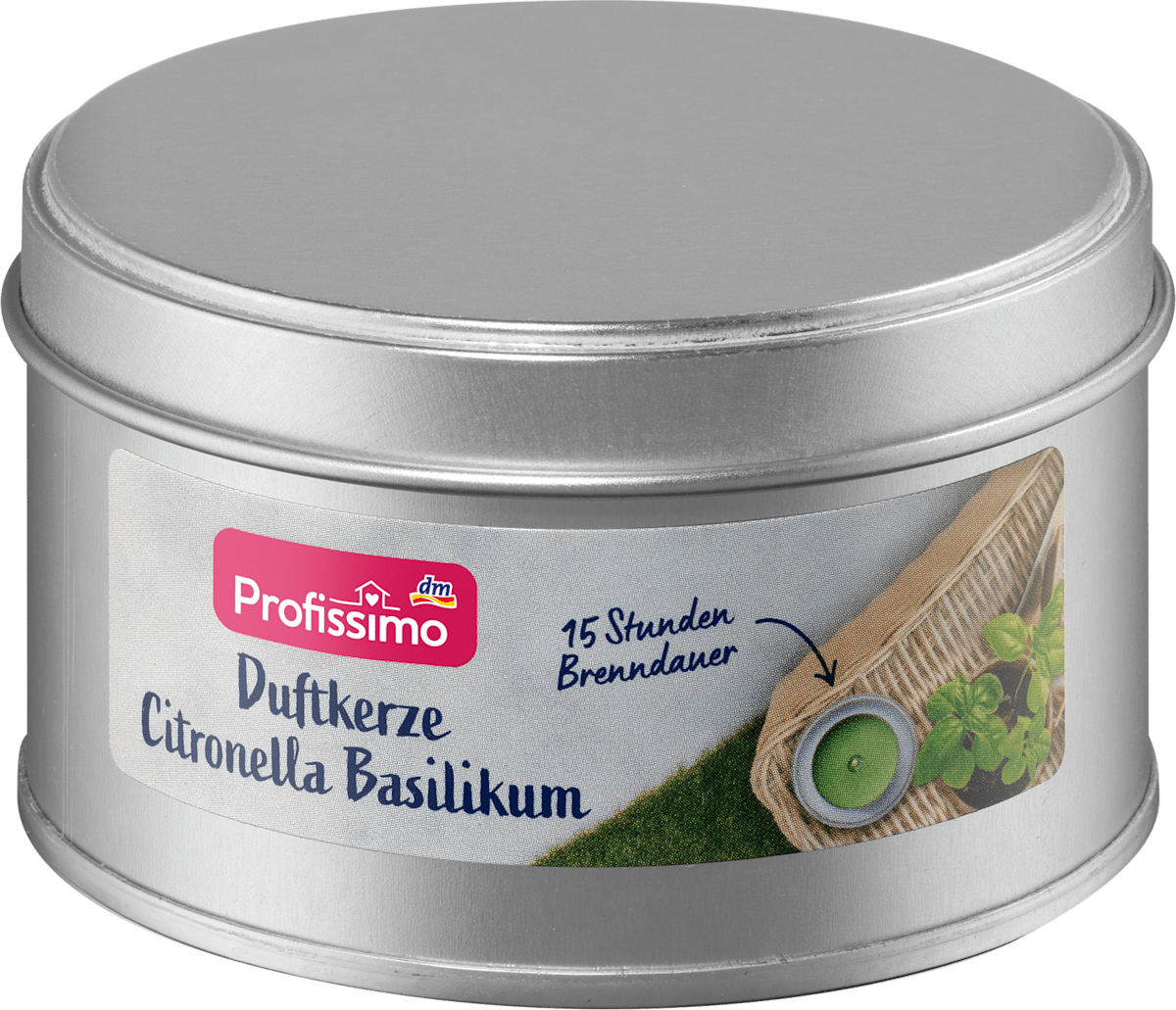 Profissimo Duftkerze Citronella Basilikum, 1 St dauerhaft günstig ...