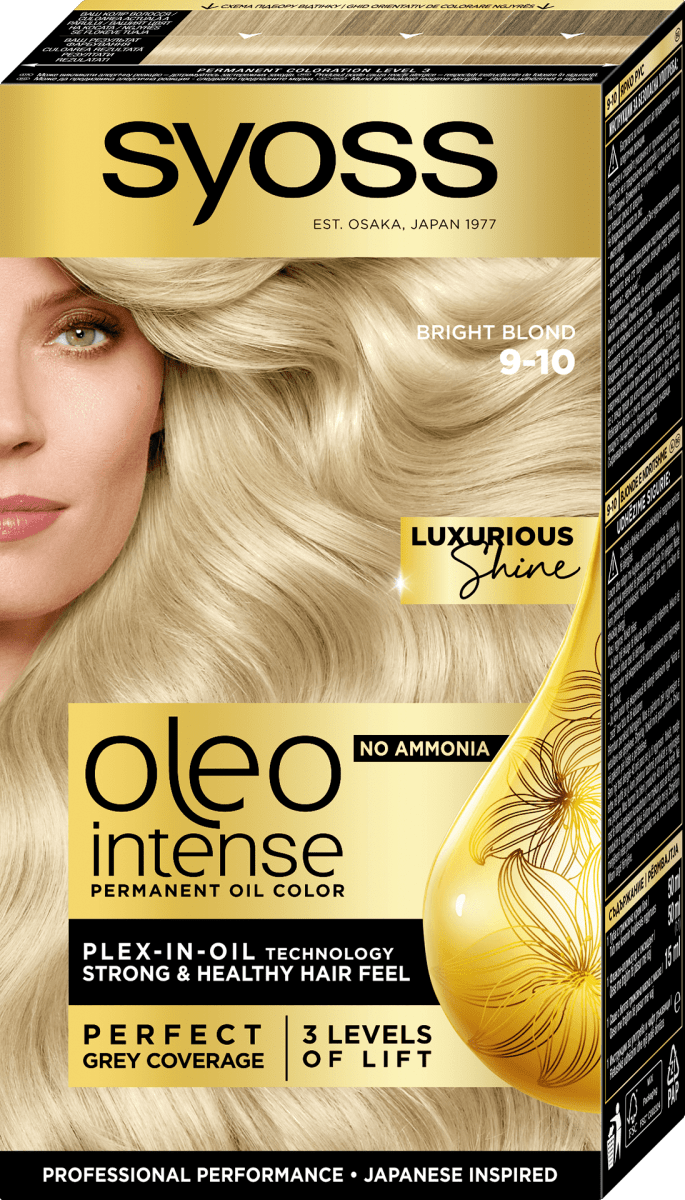 syoss Oleo Intense Боя за коса - Nr. 9-10 Ярко рус, 1 бр. Пазарувай ...