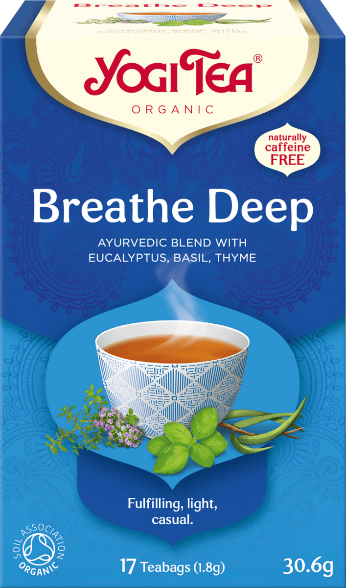 YOGI TEA Čaj Breathe Deep, 17 vrećica, 30,6 g | dm.hr