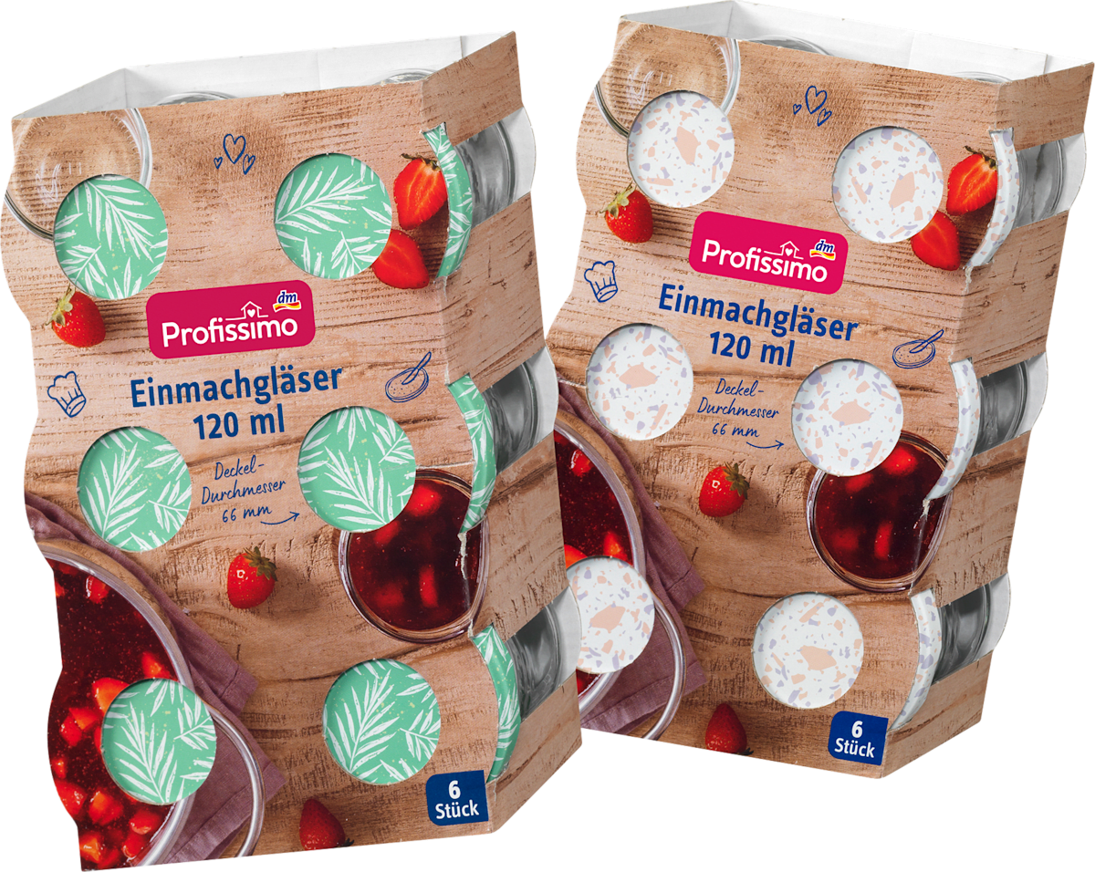 Profissimo Einmachgläser 120ml, 6 St dauerhaft günstig online kaufen ...