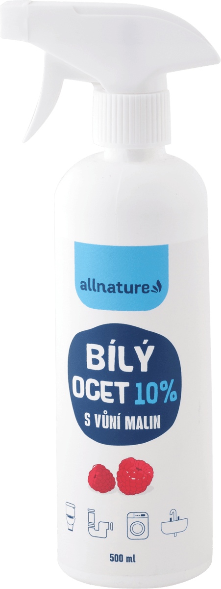 Allnature Biely ocot 10% v spreji s vôňou malín, 500 ml nakupujte vždy ...