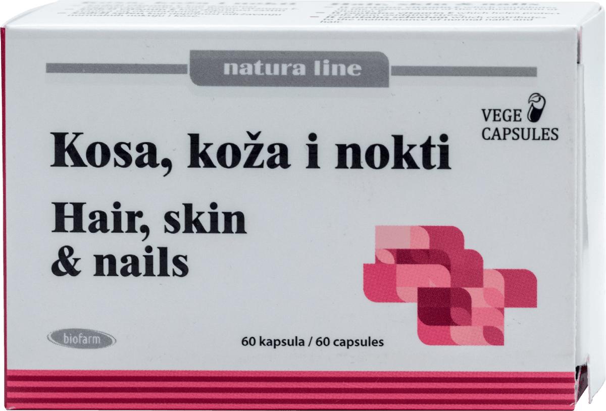 biofarm Kapsule za kožu, kosu i nokte, 60 kom. kupujte online po uvijek ...
