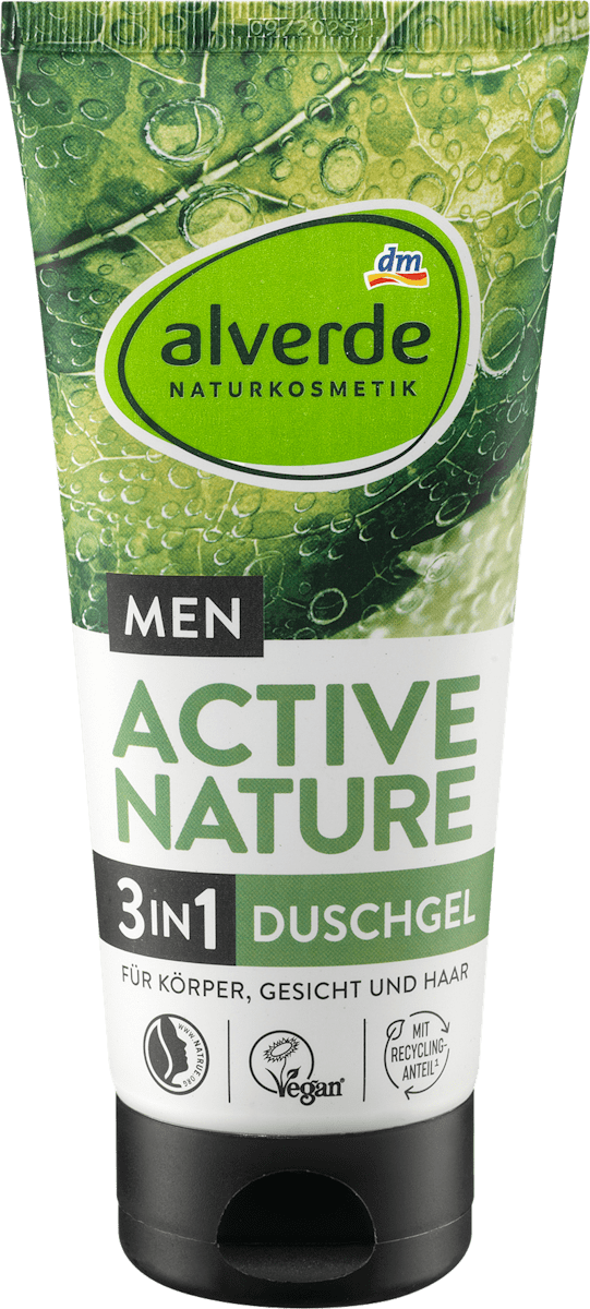 alverde MEN Duschgel Active Nature 3 in 1, 200 ml dauerhaft günstig ...