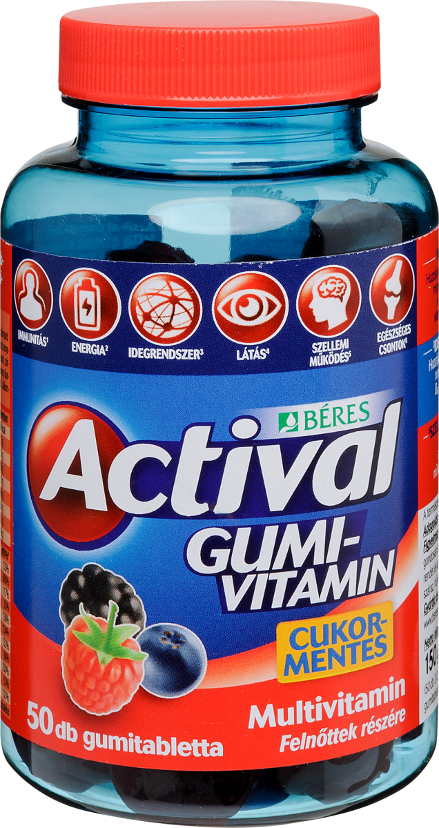 Actival Gumivitamin felnőtteknek, 50 db | dm.hu