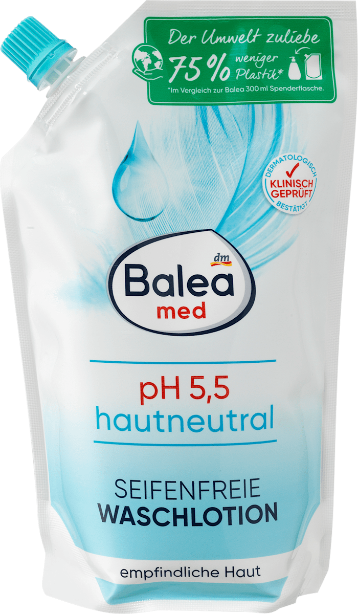 Balea MED pH 5,5 losion za pranje bez sapuna za osjetljivu kožu, 500 ml | dm.hr