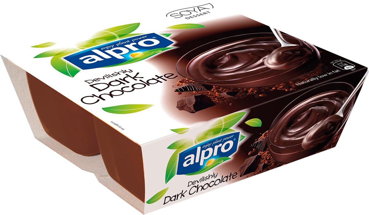 alpro Desert od soje s okusom tamne čokolade, 4 kom., 500 g | dm.hr