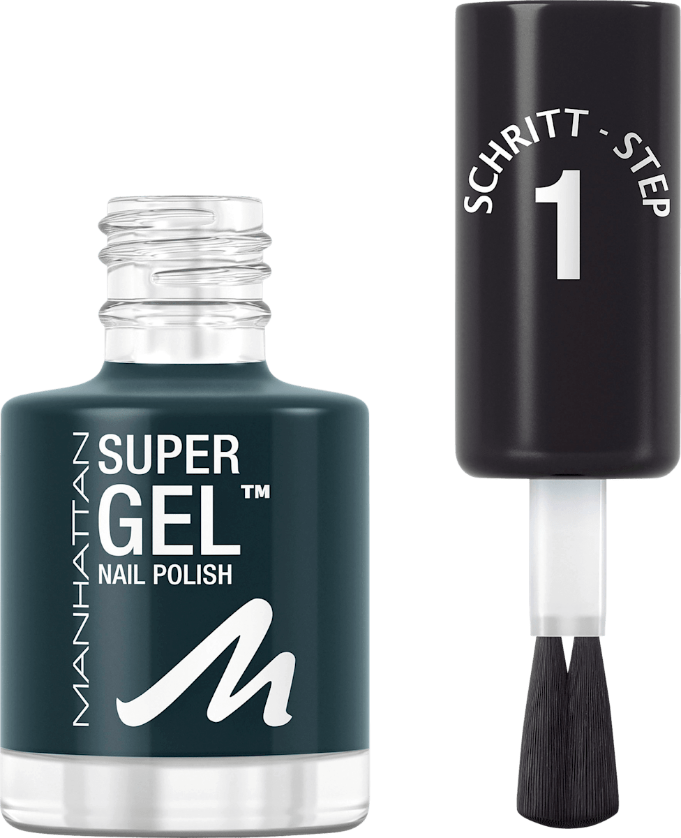 MANHATTAN Cosmetics Nagellack Super Gel 300 Beach House Blue, 12 ml ...