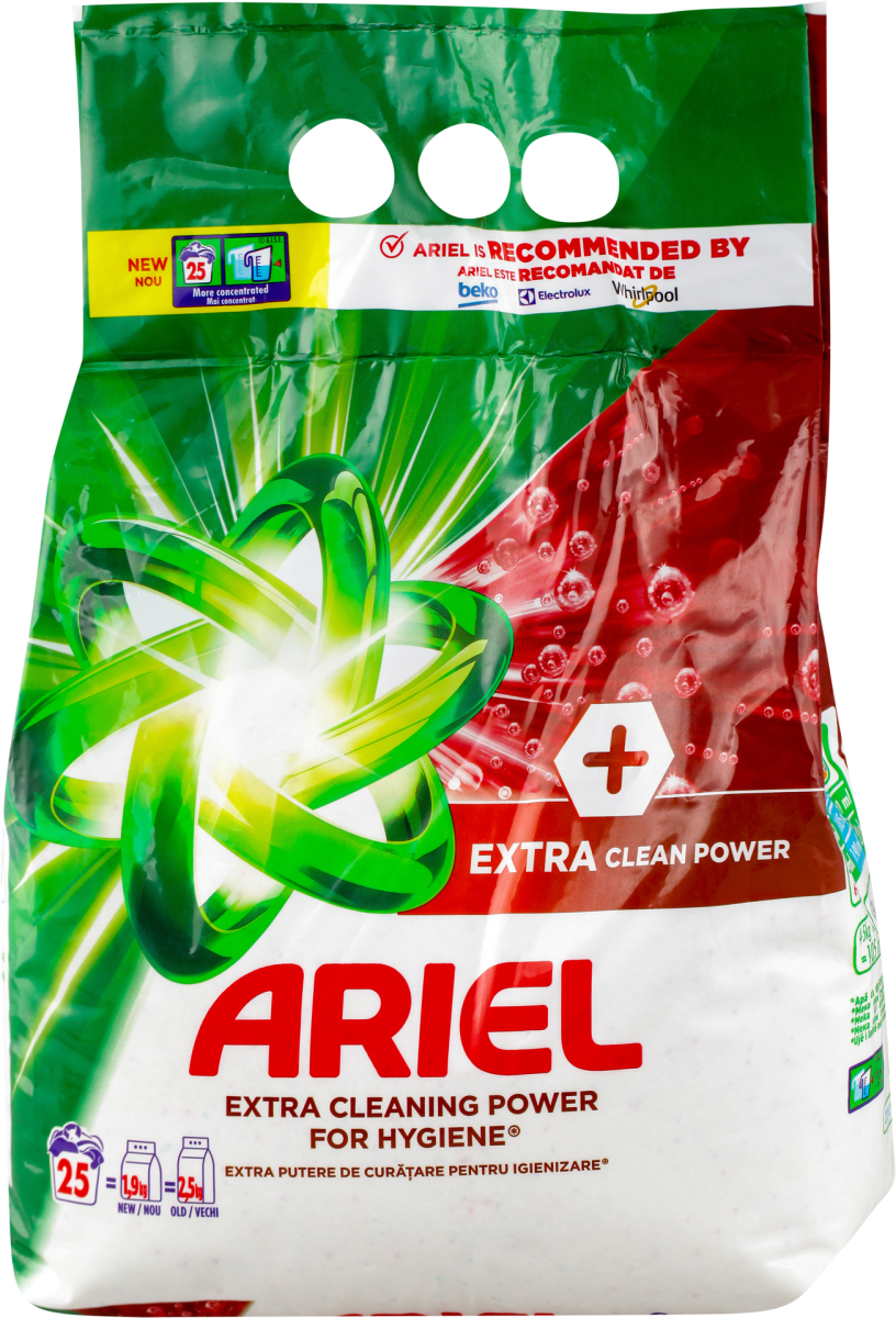 ARIEL + EXTRA CLEAN POWER praškasti detergent za veš, 1875 g povoljna ...