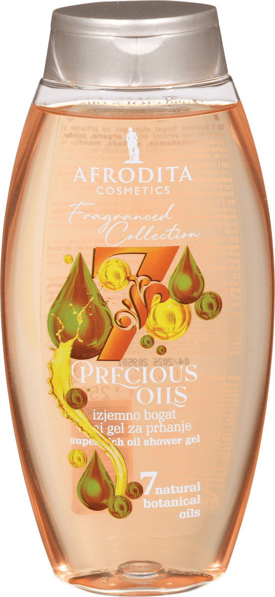 AFRODITA Gel za tuširanje 7 Precious Oils, 250 ml | dm.hr