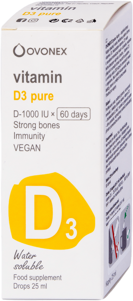 OVONEX vitamin D3 pure kapky, 25 ml | dm.cz