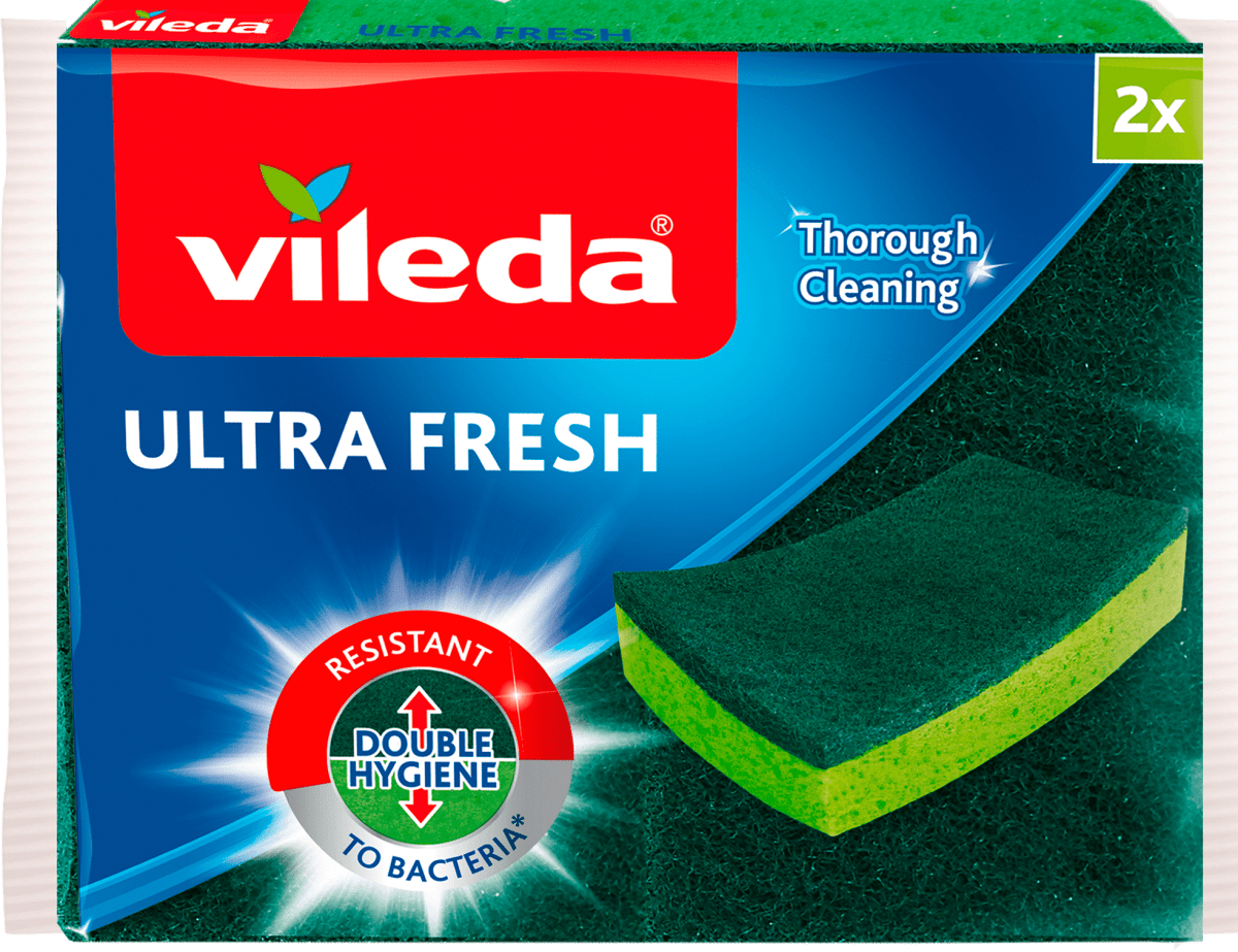Vileda Ultra Fresh spužvice za suđe, 2 kom. kupujte online po uvijek ...
