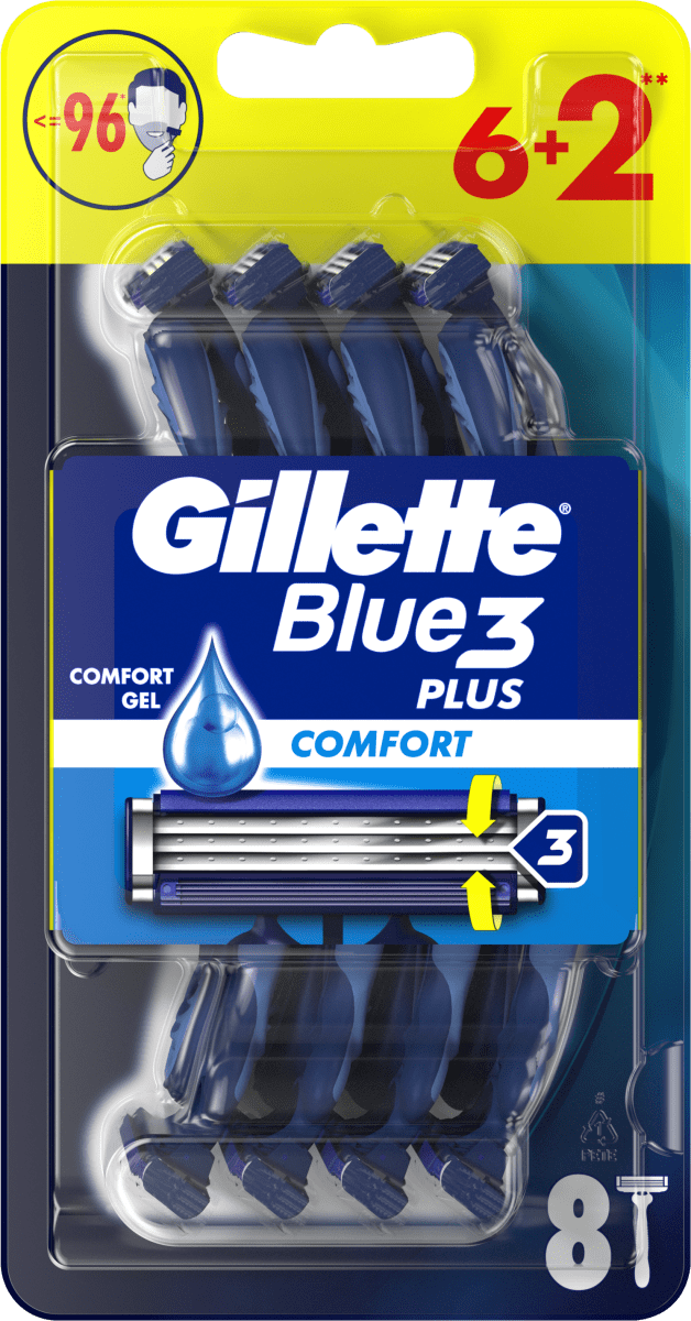 Gillette Aparat de ras B3 Comfort ap ras, 8 buc cumpără permanent ...