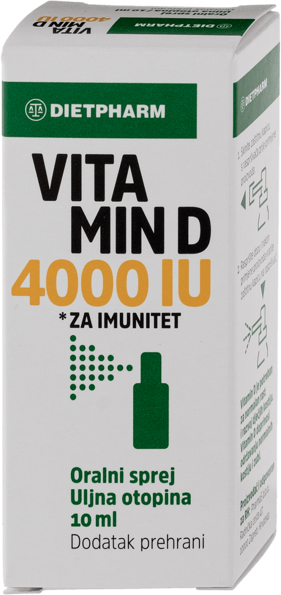 DIETPHARM Vitamin D 4000 IU sprej, 10 ml | dm.hr