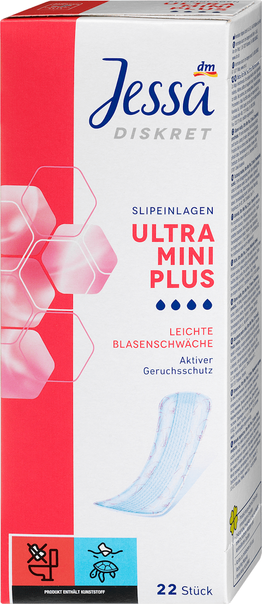 Jessa Diskret Slipeinlagen Ultra Mini Plus, 22 St | dm.at