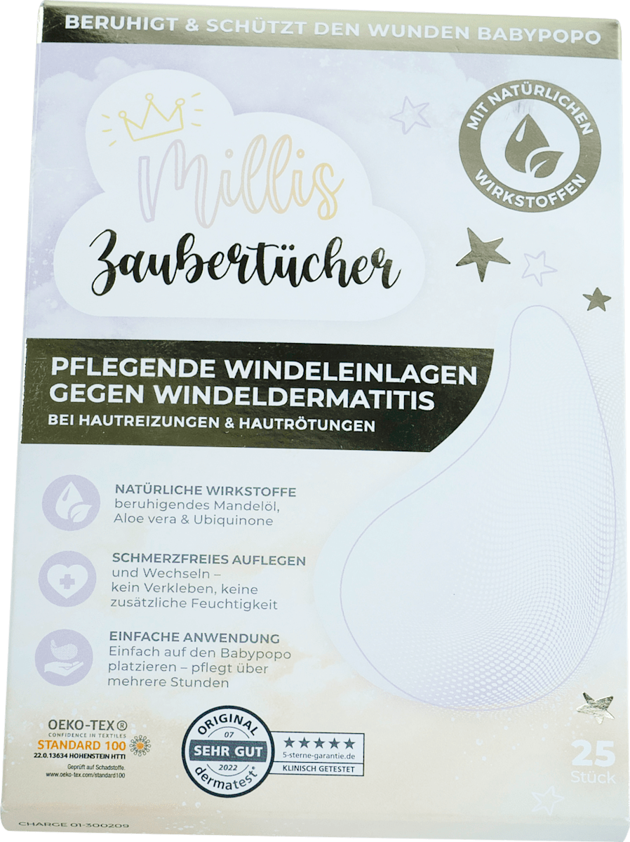 Millis Windeleinlage Millis Zaubertücher pflegend, 25 St dauerhaft ...