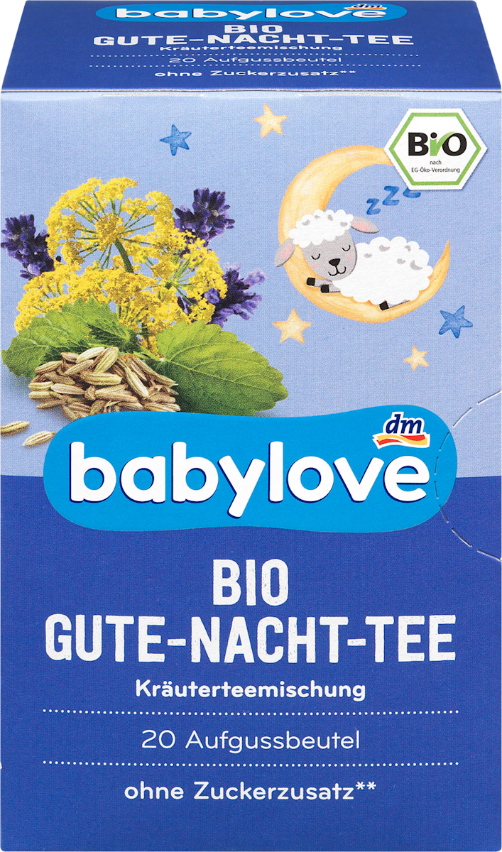 babylove Bio Gute-Nacht-Tee, 35 g dauerhaft günstig online kaufen | dm.de