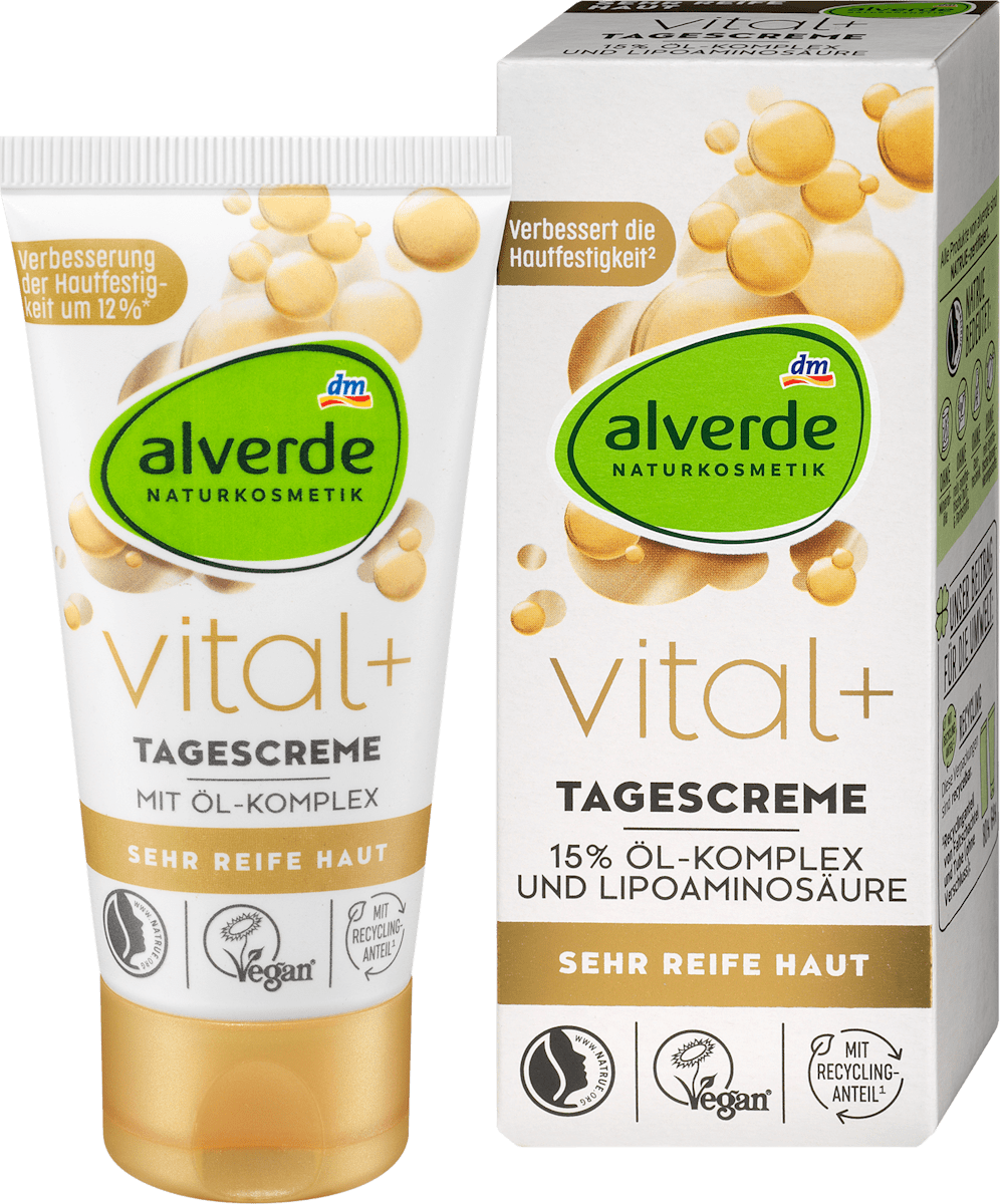 alverde NATURKOSMETIK Gesichtscreme Vital+, 50 ml dauerhaft günstig ...