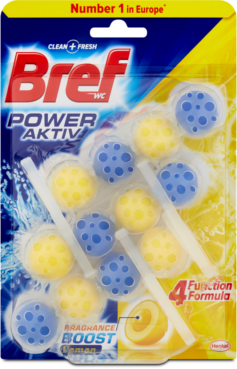 Bref Power Aktiv osvježivač za WC školjku Lemon, 150 ml | dm.hr